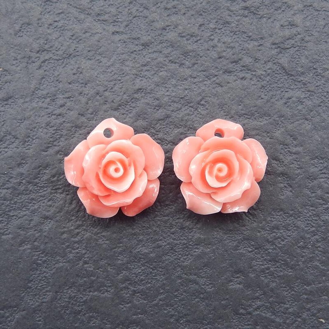 Wholesale! 1 Pair Pink Conch Shell (made of Powder of Shell, Color is ...