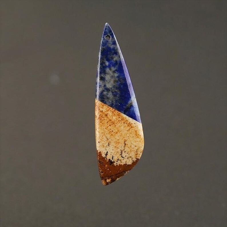 Unique Intarsia Cabochon Pairs, Designer Inlay Gemstone Beads, Artisan ...
