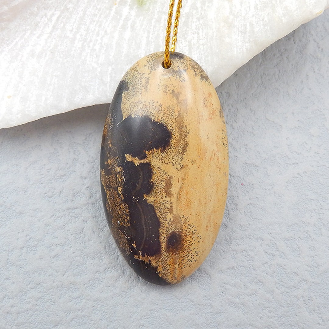 New! Beatuiful Pendant, Natural Gemstone Chohua Jasper Pendant Bead ...