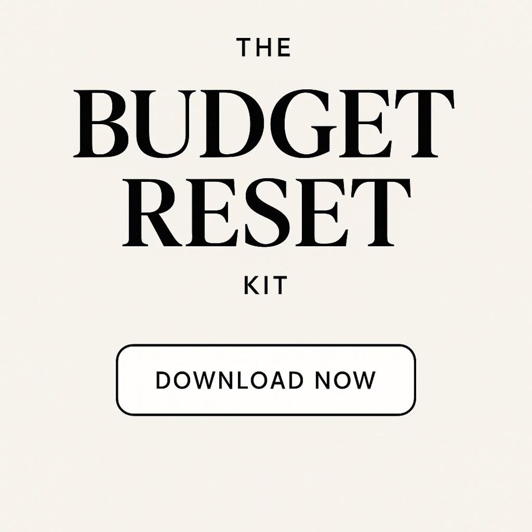 Budget Reset Kit – Printable Emergency Budget, 30 Dollars/day Survival ...