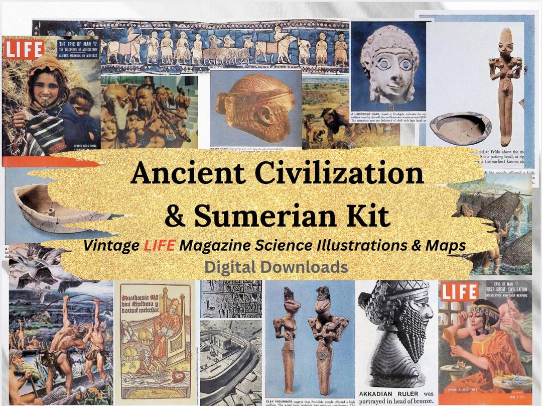 Early Civilizations & Sumerians Kit | Anthropology Printables | Epic of ...