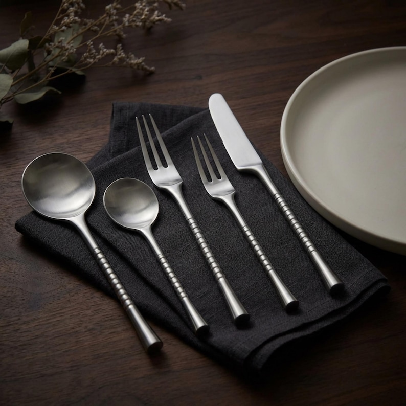 Mid Century Modern Scandinavian Flatware Minimalist Kitchen Place ...