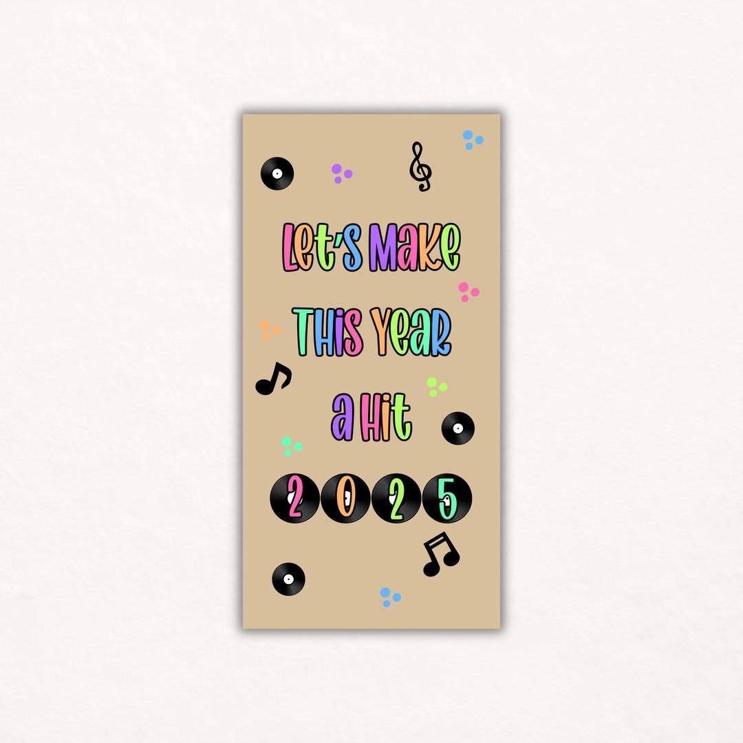 Let's Make This Year a Hit Classroom Door Painted Banner Template - Etsy
