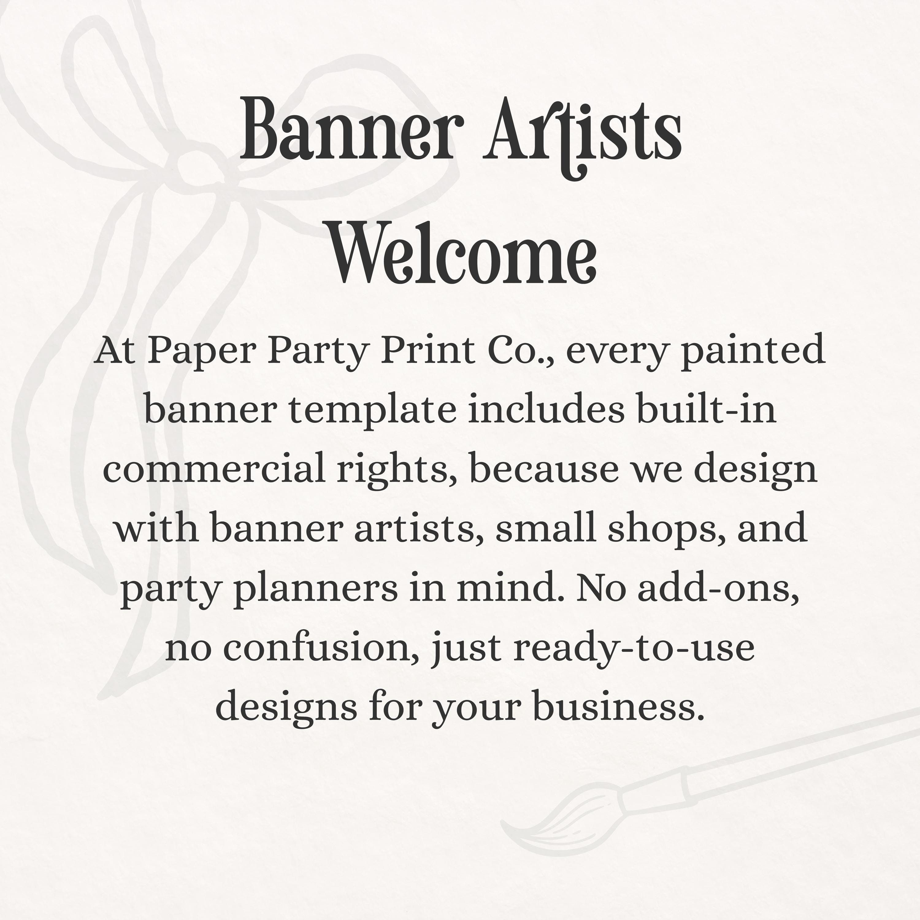 Valentine's Day Candy Hearts Classroom Painted Banner Template - Etsy