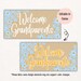 Grandparents Day Painted Banner Template | Welcome Grandparents Blue ...