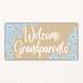 Grandparents Day Painted Banner Template | Welcome Grandparents Blue ...
