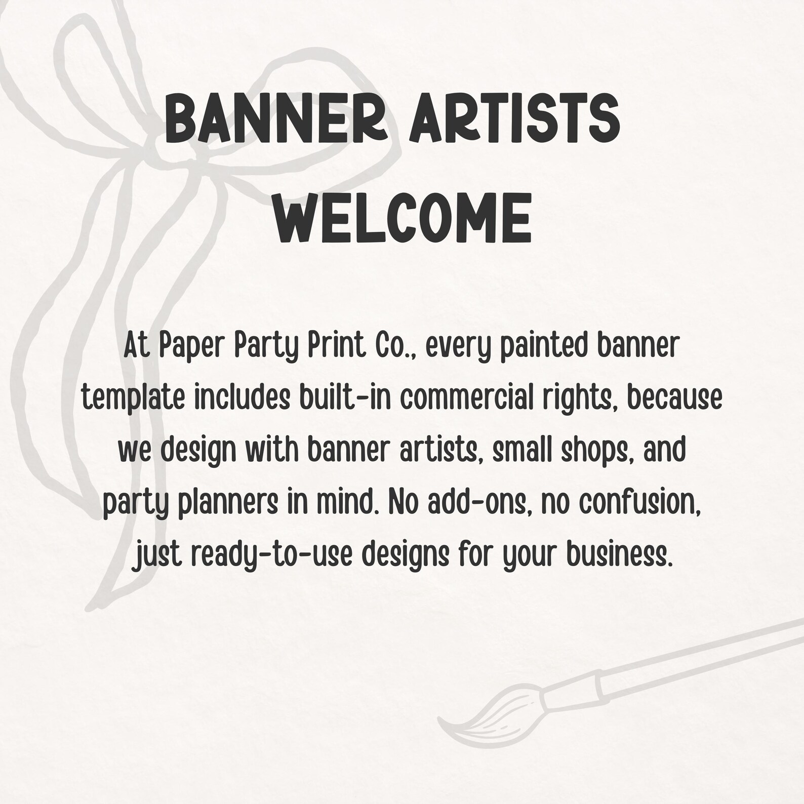 Welcome to Art Painted Banner Template - Etsy