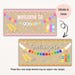 Custom Grade Painted Banner Template | Friendship Bracelet Theme - Etsy