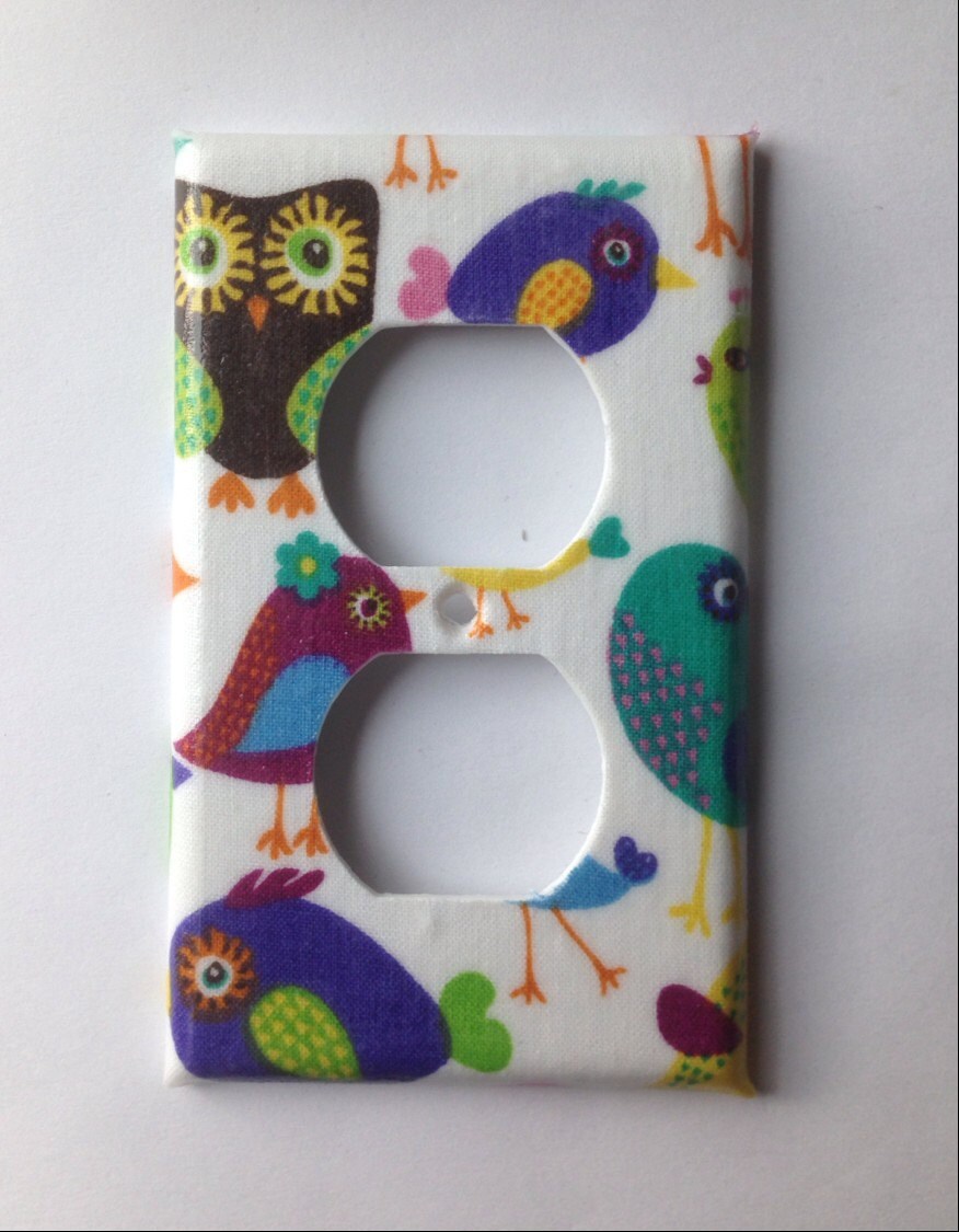 Birds Light Switch Plate / Bird Single Light Switch Plate | Etsy