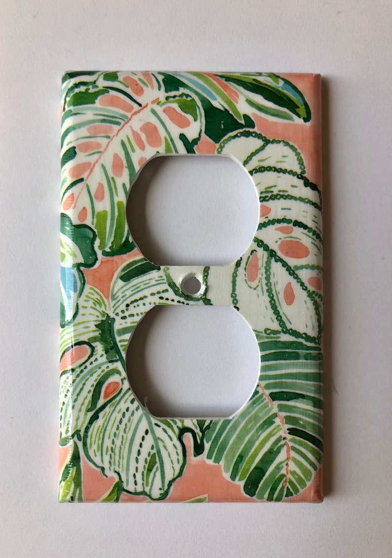 Variegated Monstera Light Switch Cover - Etsy