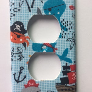 Pirate Room Decor, Light Switch Cover, Nautical Nursery Decor, Pirate ...
