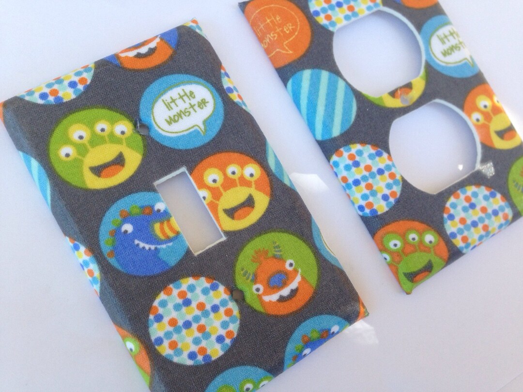Monster Light Switch Cover / Monster Outlet Cover / Monster Bedroom ...