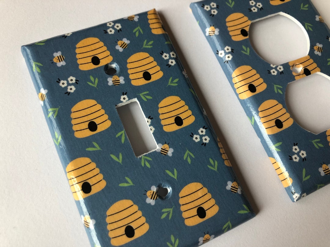 Honey Beehive Light Switch Plate Cover, Nursery Decor - Etsy