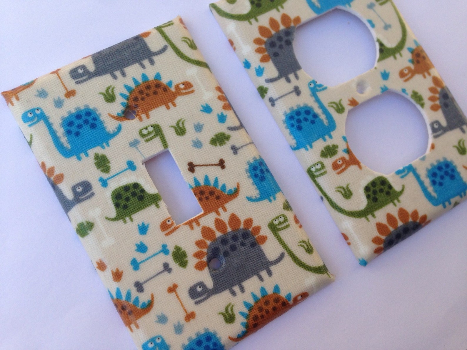 Dinosaur Single Light Switch Plate/ Dinosaur Bedroom / Boy Room Decor ...