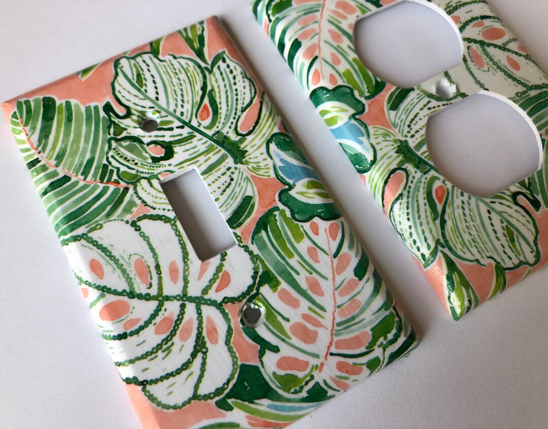Variegated Monstera Light Switch Cover - Etsy