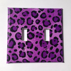 Leopard Single Light Switch Plate Cover Set / Light Switchplate ...