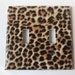 Leopard Light Switch Plate / Leopard Cheetah Print Single Light Switch ...