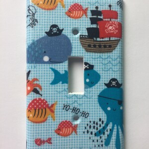 Pirate Room Decor, Light Switch Cover, Nautical Nursery Decor, Pirate ...