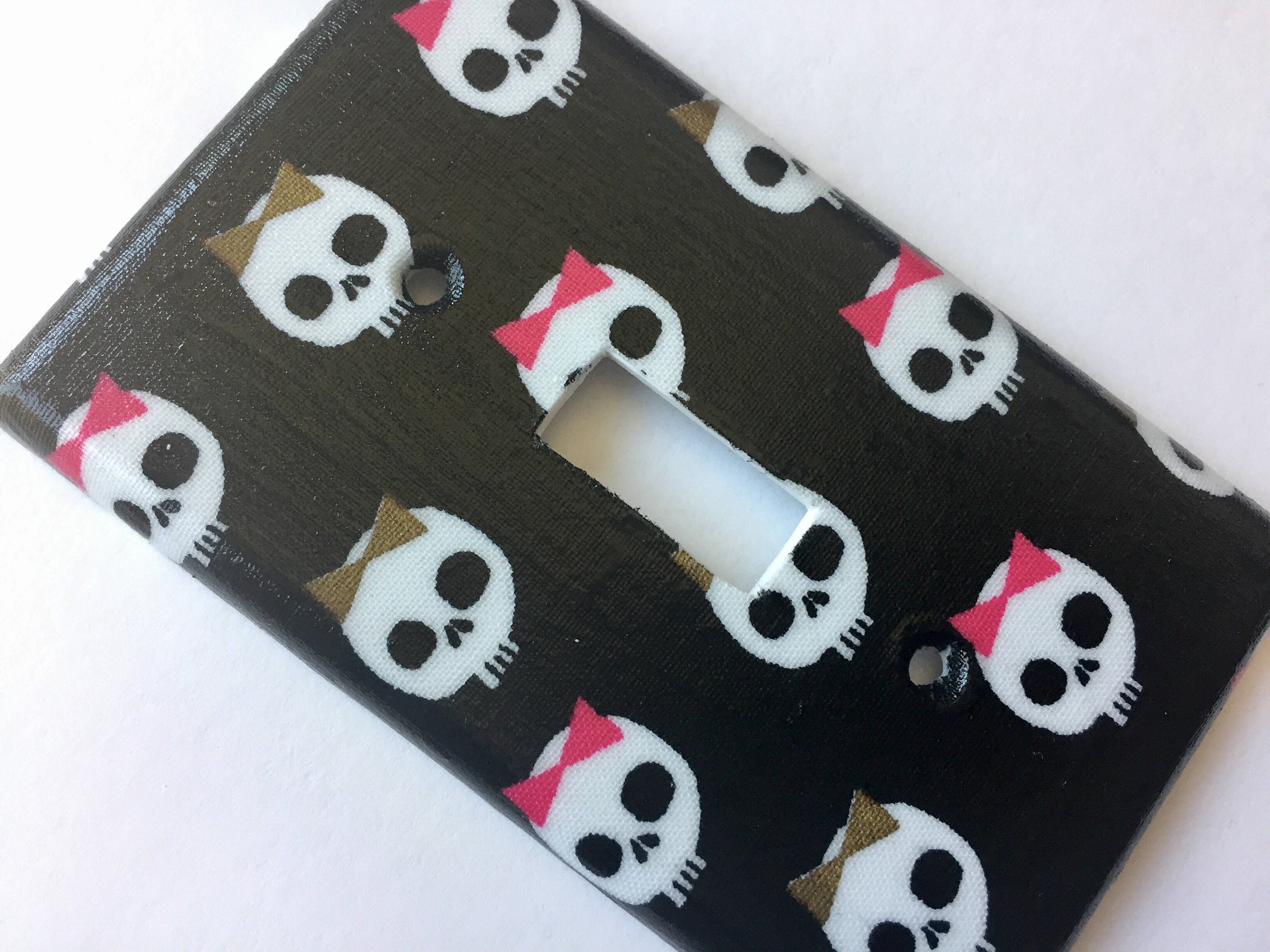 Skull Single Light Switch Plate Cover/ Day Of The Dead / Sugar | Etsy