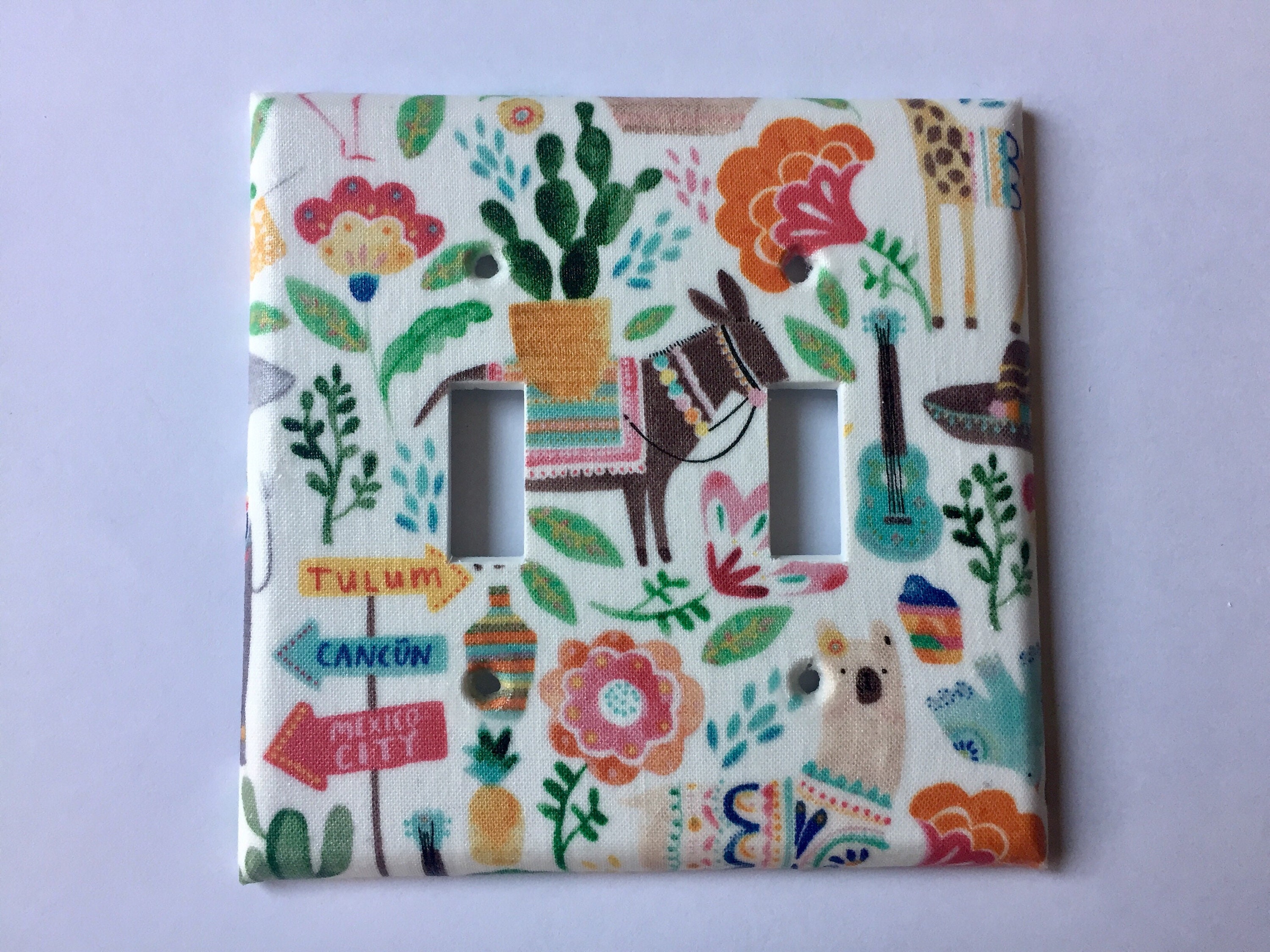 Cactus Light Switch Plate Cactus Nursery Decor Morrocan | Etsy