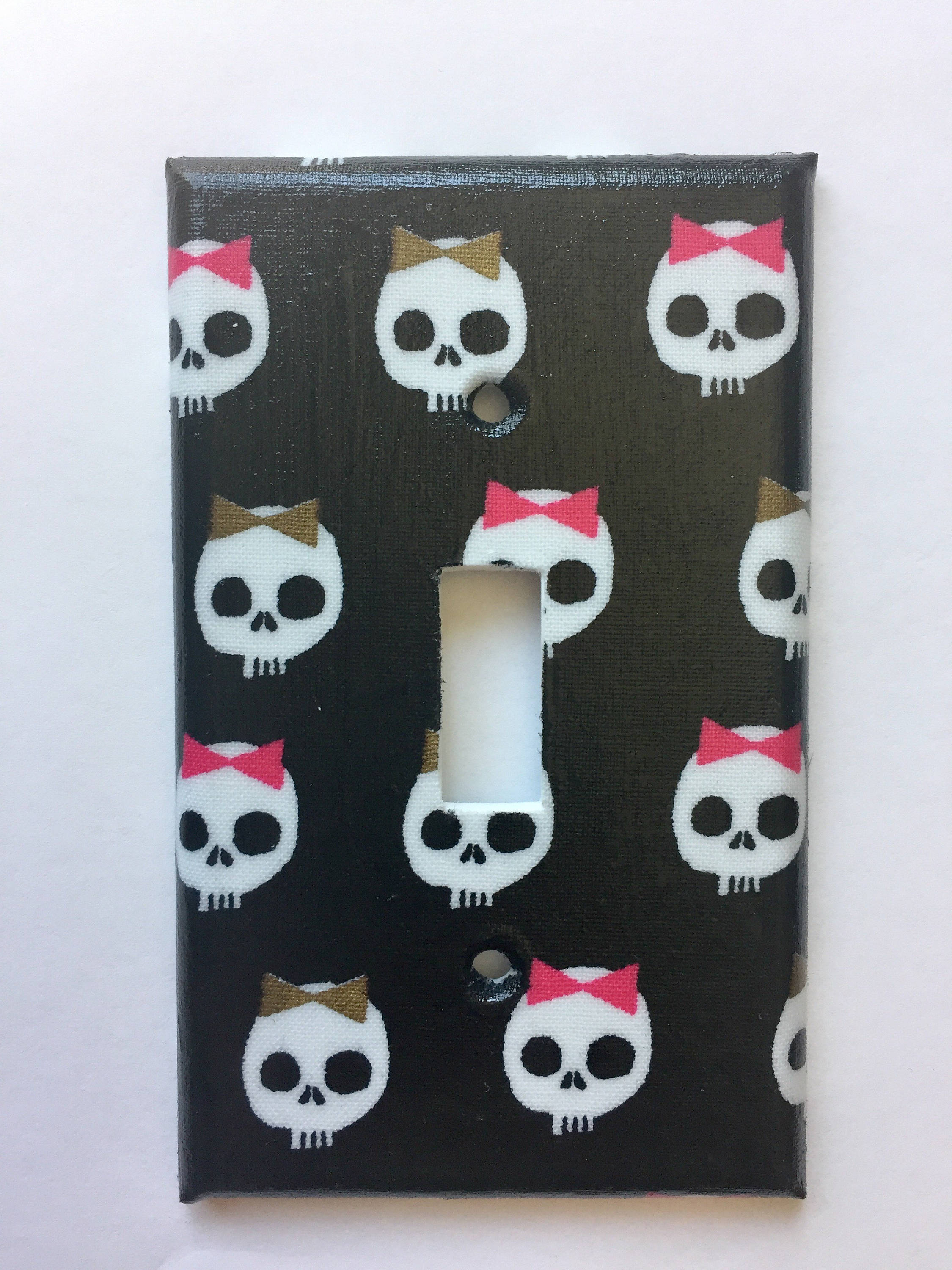 Skull Single Light Switch Plate Cover/ Day Of The Dead / Sugar | Etsy