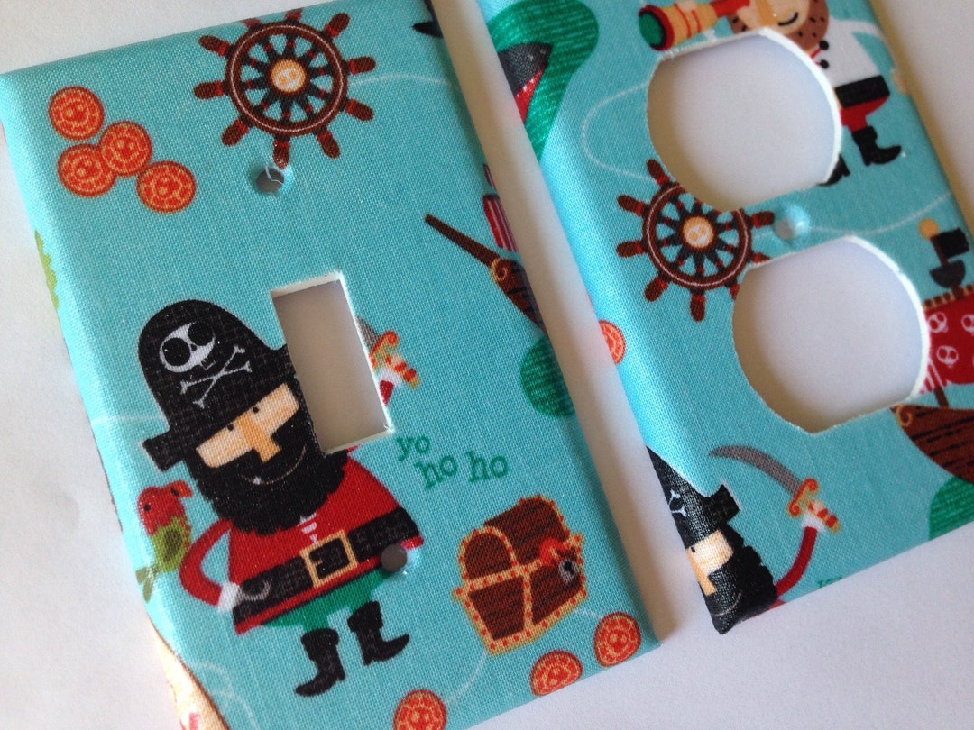 Pirate Decor / Pirate Light Switch Cover/ Nautical Nursery Decor ...