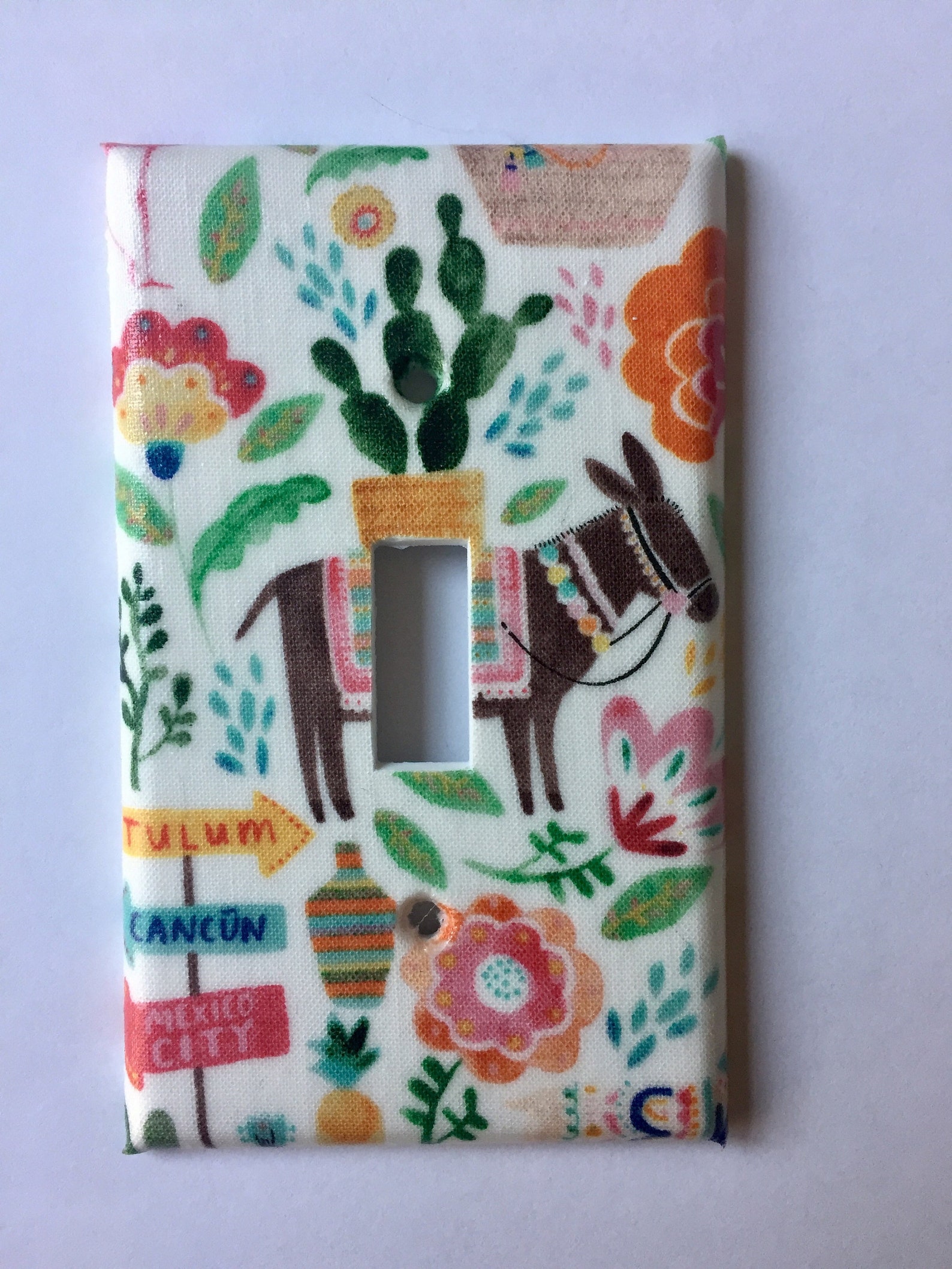Cactus Light Switch Plate Cactus Nursery Decor Morrocan - Etsy