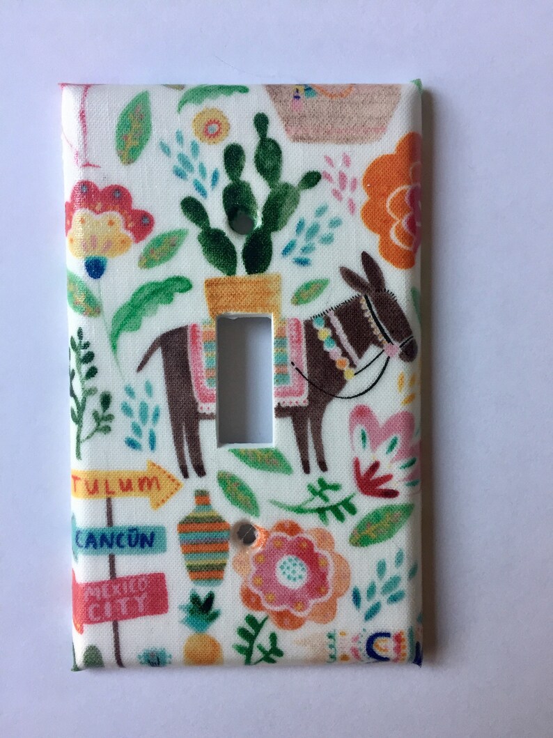 Cactus Light Switch Plate Cactus Nursery Decor Morrocan - Etsy