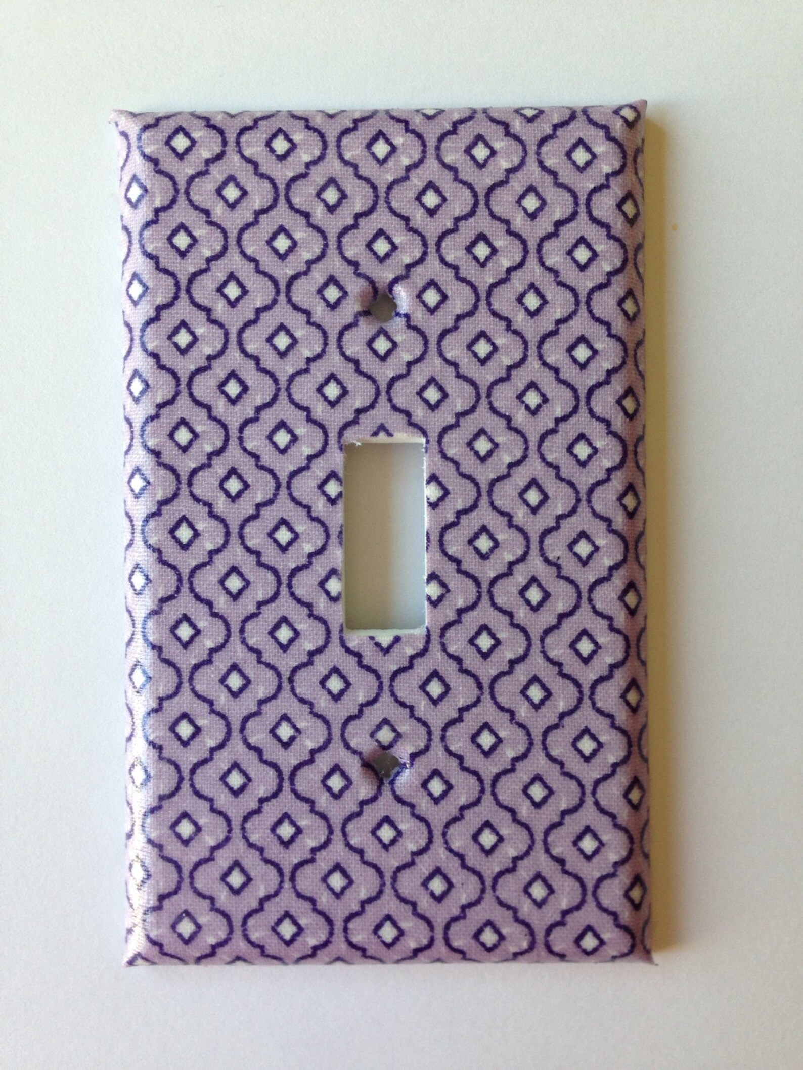 Purple Single Light Switch Plate Cover/ Moroccan Decor/ | Etsy
