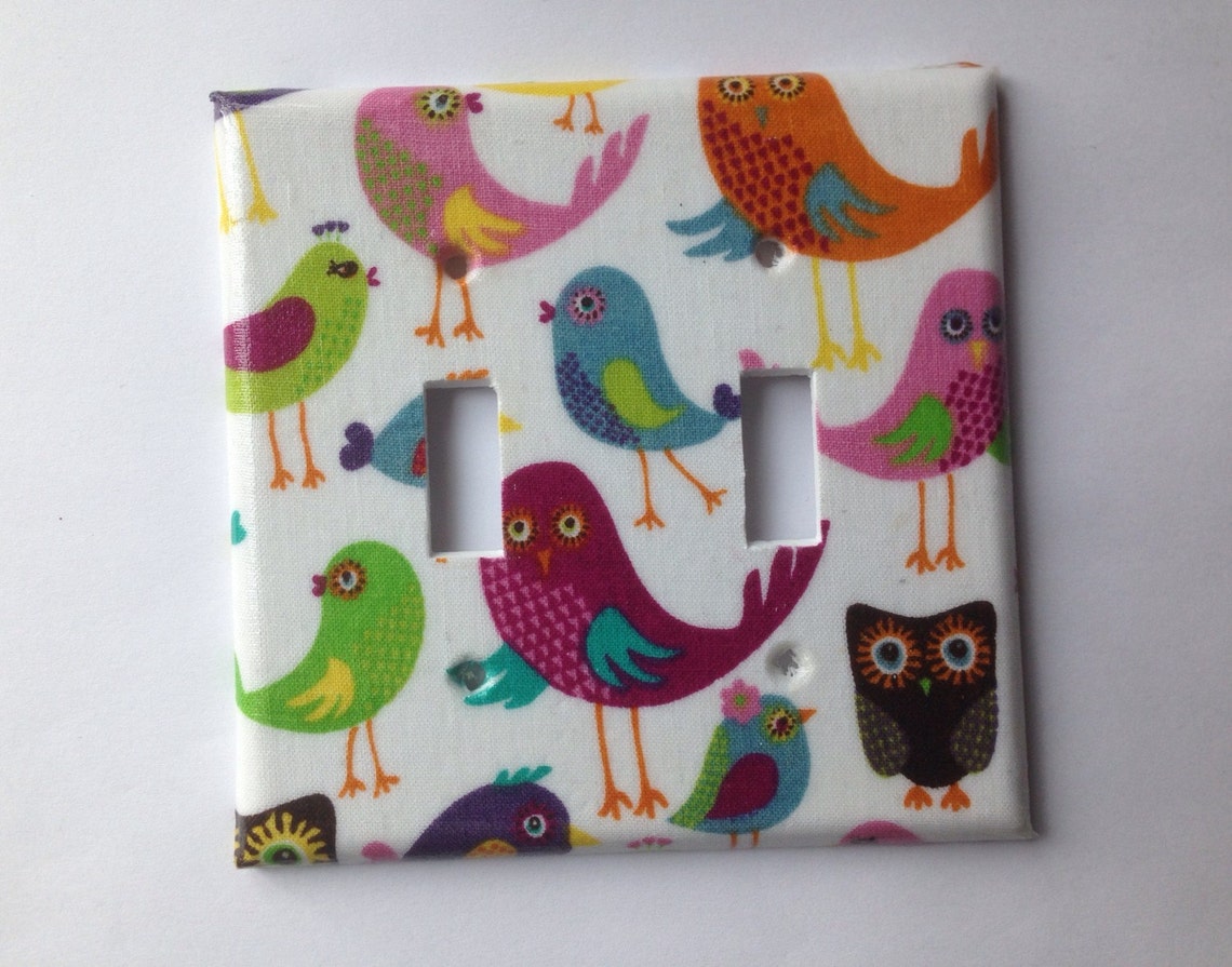 Birds Light Switch Plate / Bird Single Light Switch Plate - Etsy