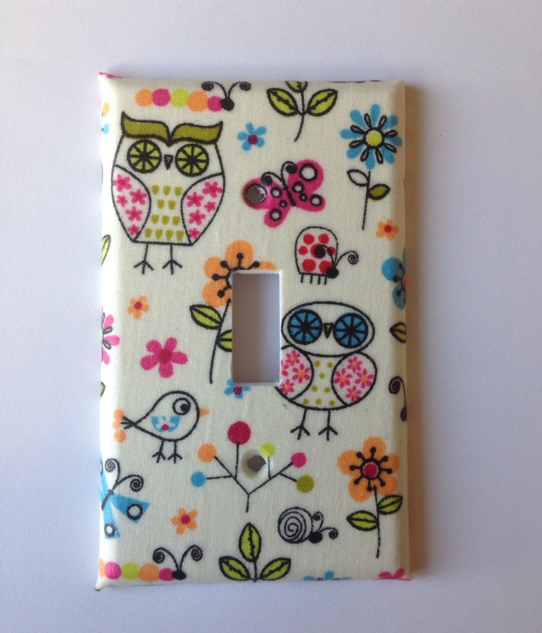 Owl Light Switch Cover / Owl Nursery Decor / Owl Switchplate Cover/ Owl ...
