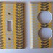 Yellow Gray Decor / Yellow and Gray Double Light Switch Cover/ Yellow ...