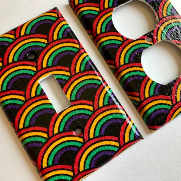 Stain Glass Light Switch Cover - Etsy