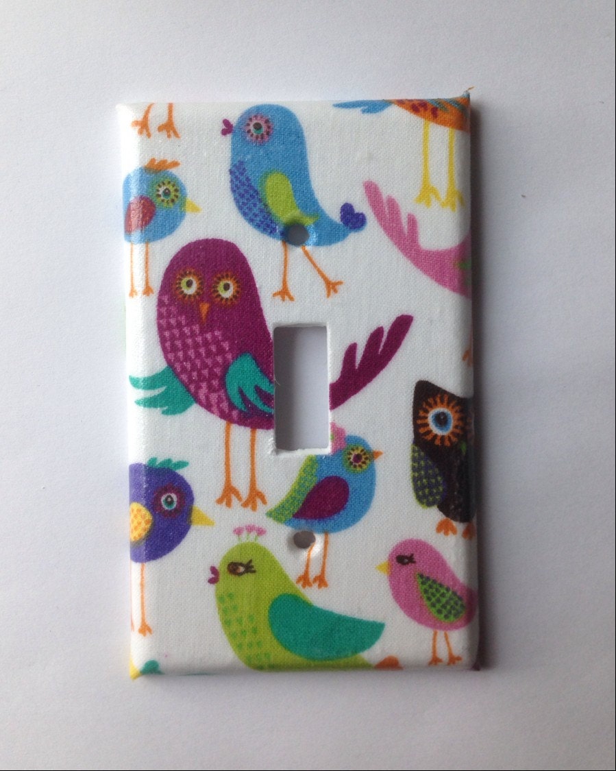 Birds Light Switch Plate / Bird Single Light Switch Plate | Etsy