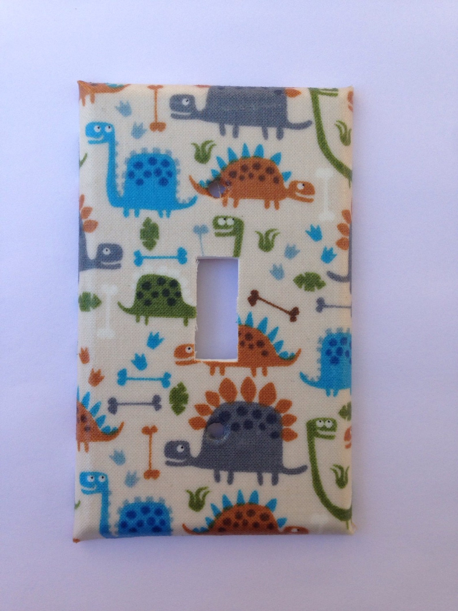 Dinosaur Single Light Switch Plate/ Dinosaur Bedroom / Boy Room Decor ...
