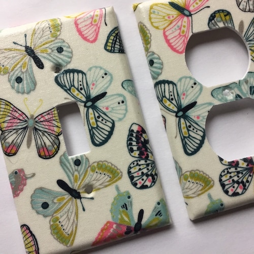 Butterfly Light Switch Plate / Butterflies Light Switch Cover - Etsy