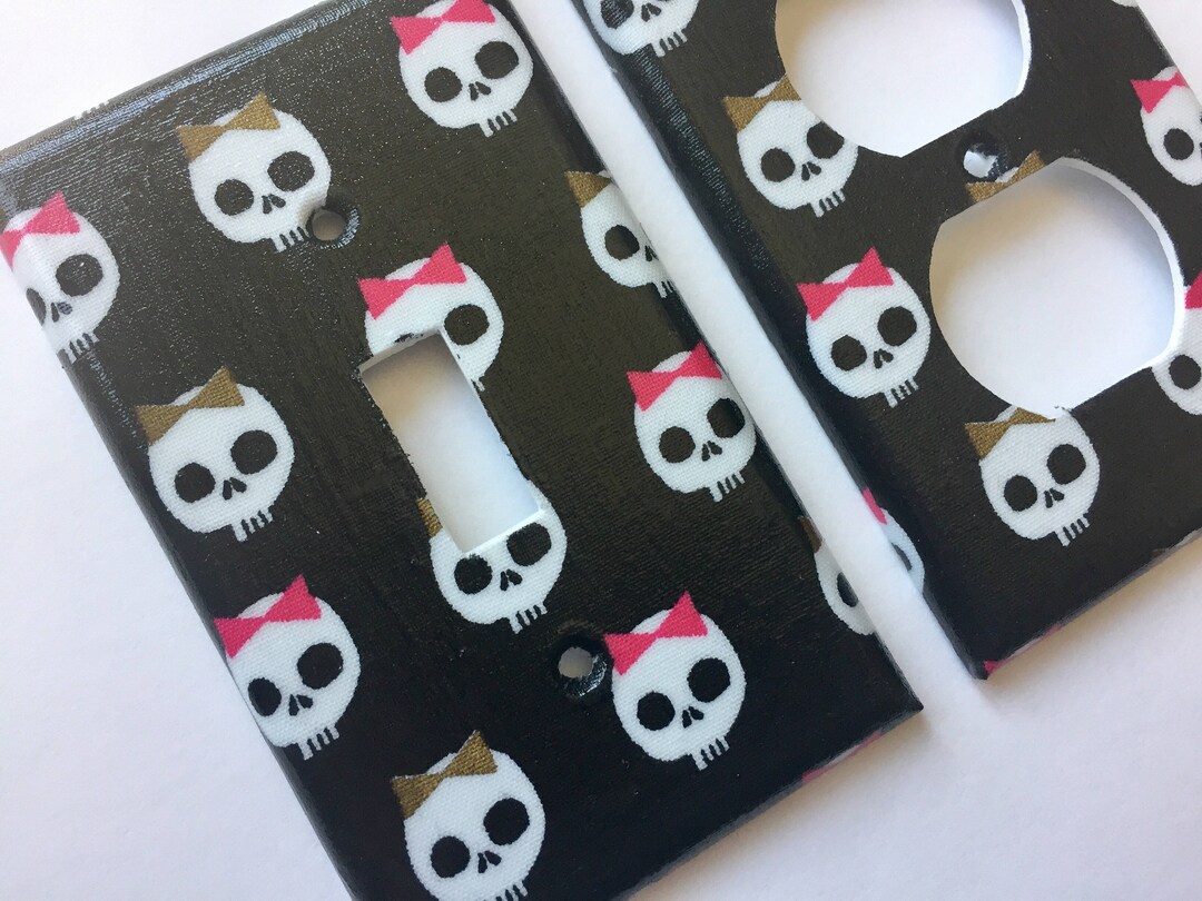 Skull Single Light Switch Plate Cover/ Day of the Dead / Sugar Skull ...