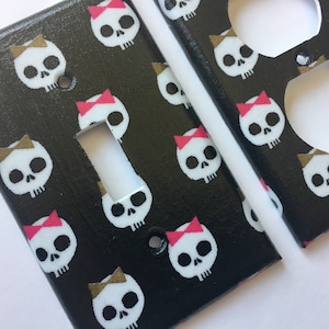 Skull Single Light Switch Plate Cover/ Day of the Dead / Sugar Skull ...