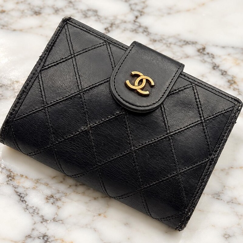 Chanel Vintage Wallet - Etsy