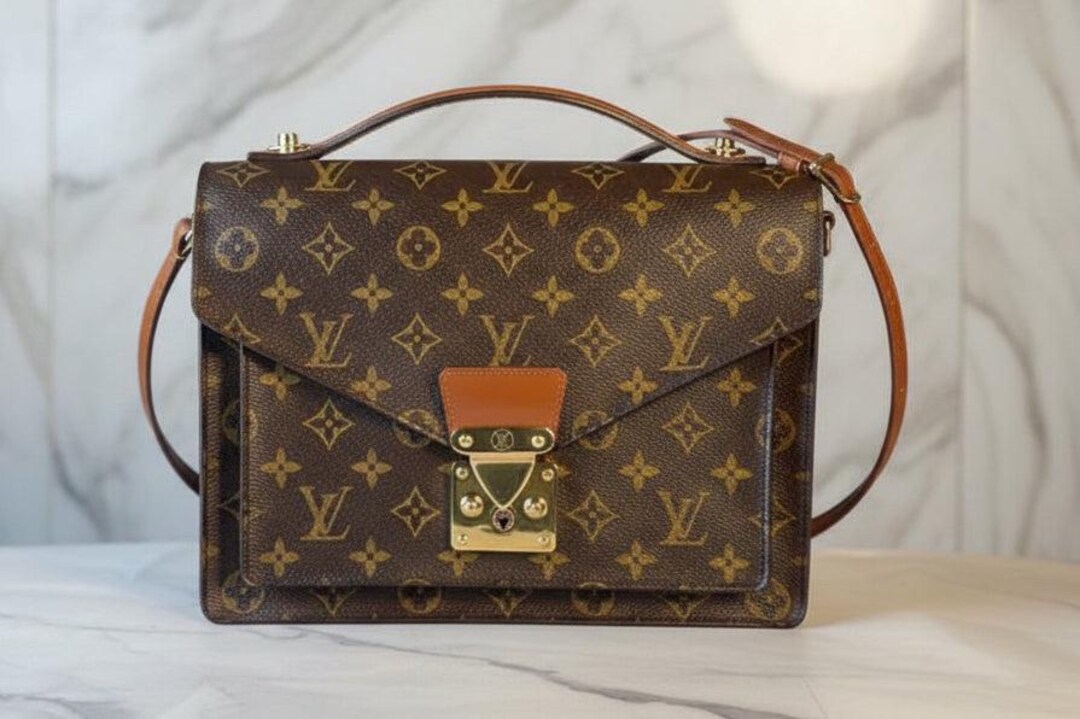 Authentic Louis Vuitton Monceau Handbag Monogram Canvas - Etsy
