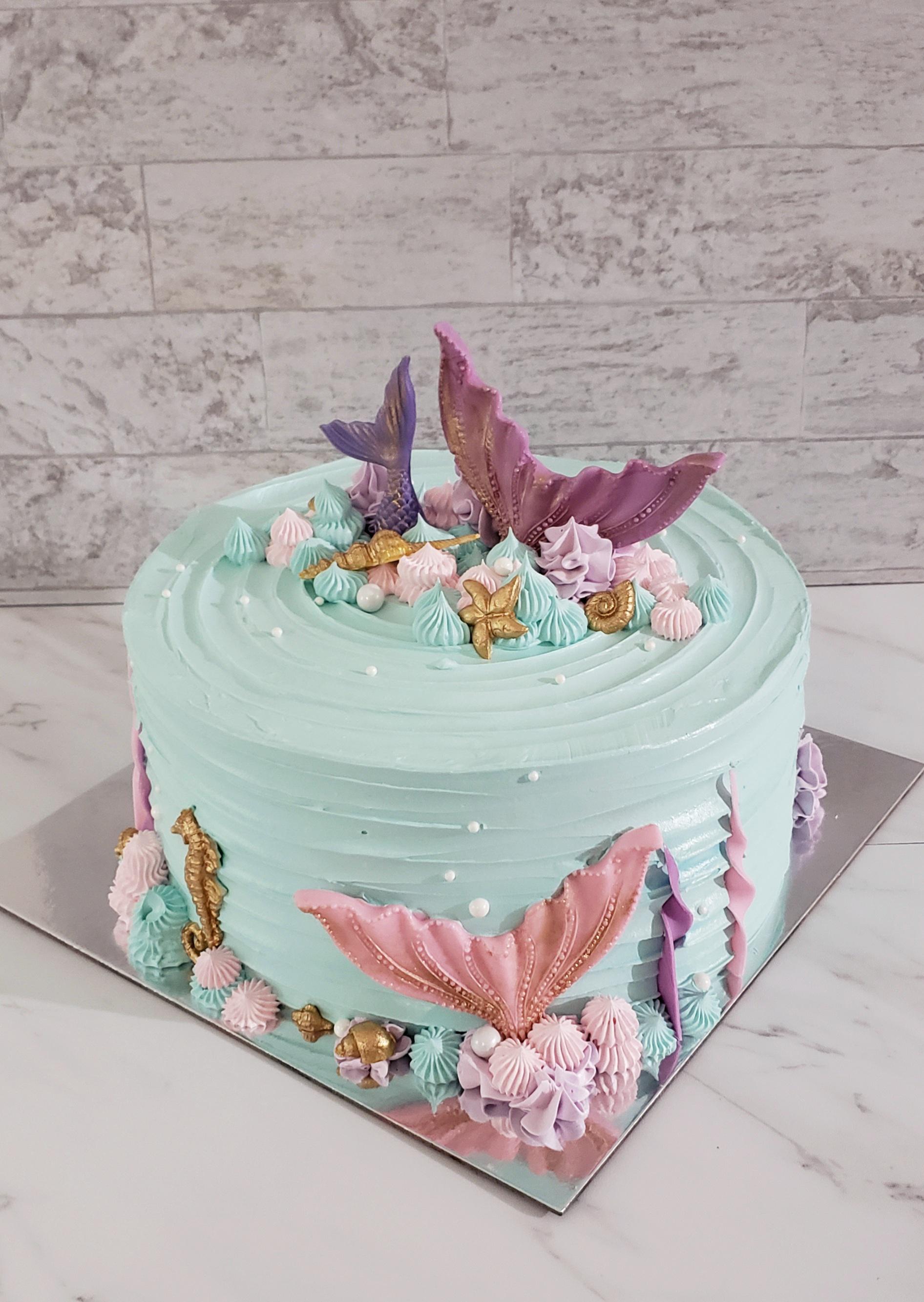 Mermaid Fondant Cake Topper. Beautifully Crafted Mermaid Cake Topper ...