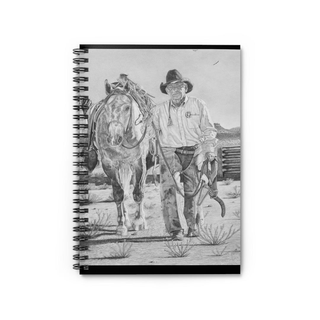 On the Trail of the Outlaw, Spiral Notebook Journal for Equestrian ...