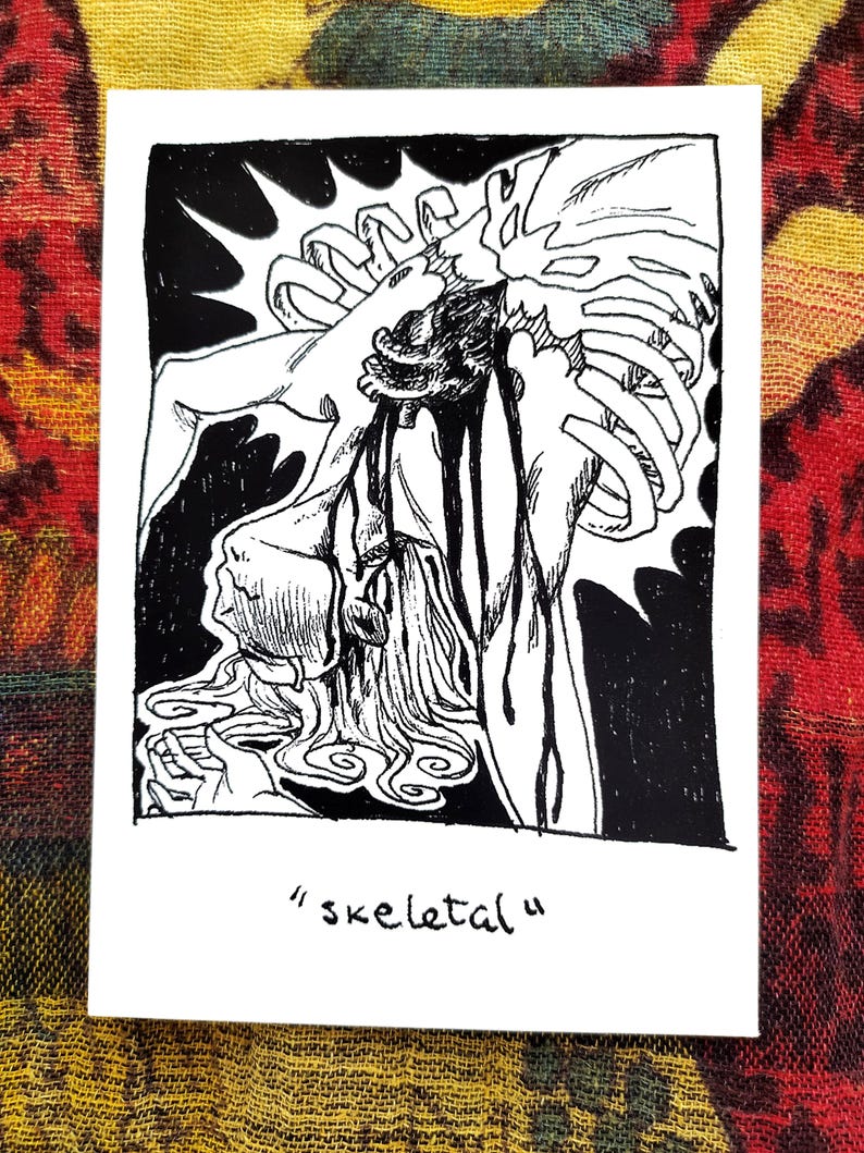 Toxic Yaoi Horror Inktober Art Prints (bundle!) - Etsy UK