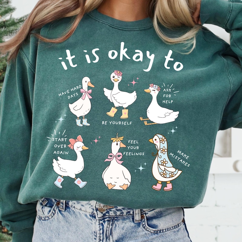 Cute Goose Motivational - Etsy