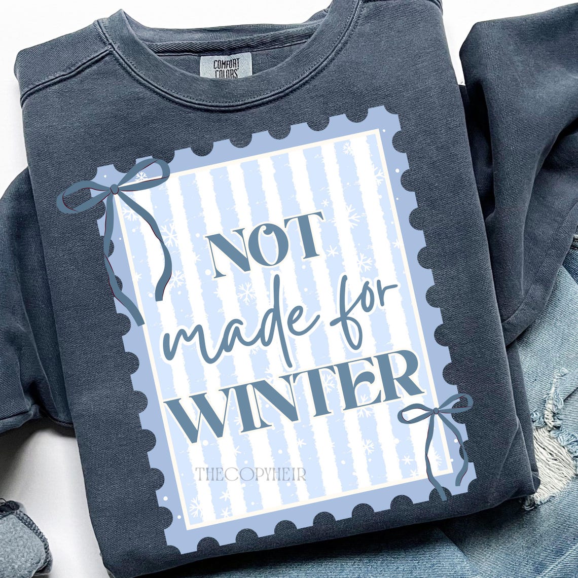Not Made for Winter Postage Stamp PNG, Freezin Season, Literally ...