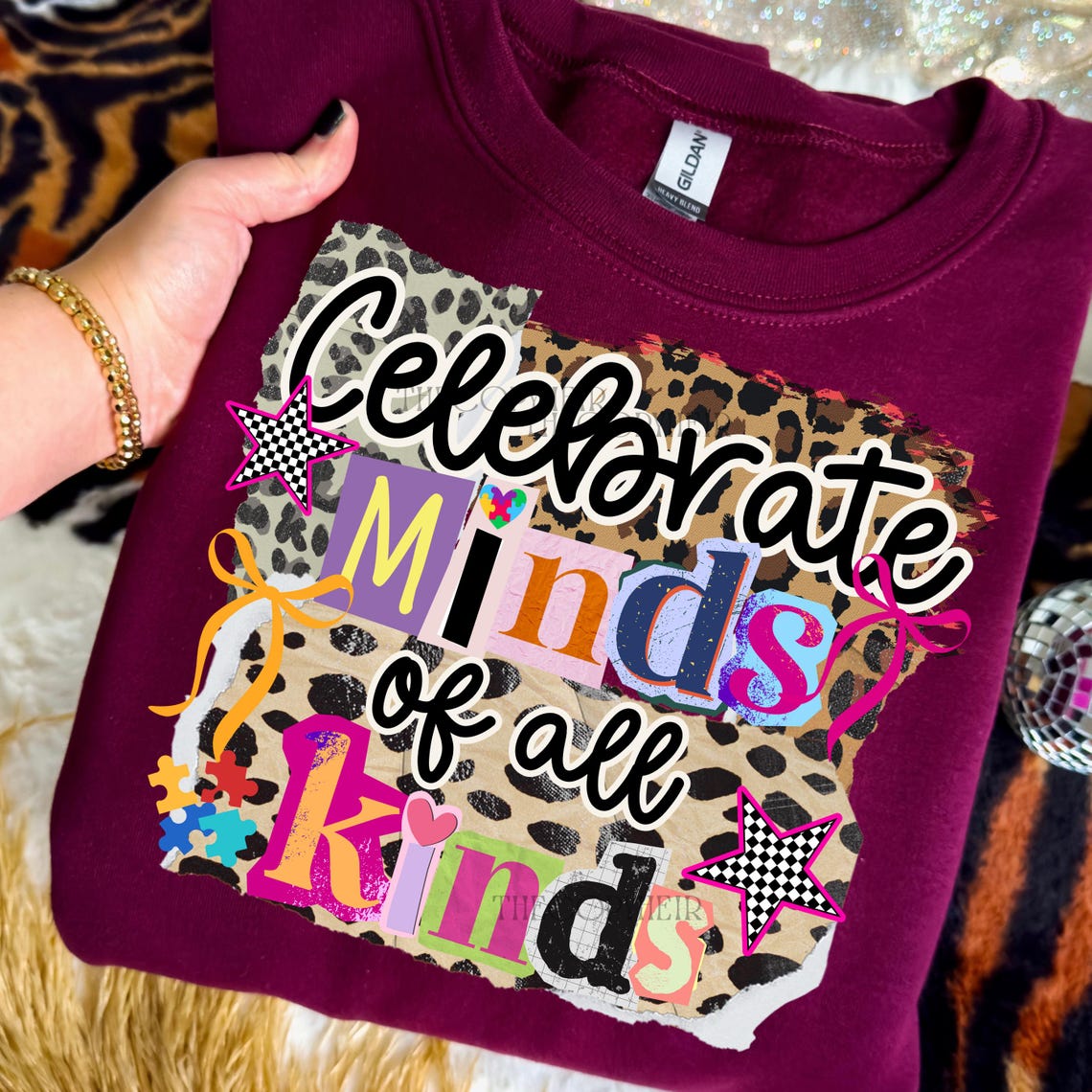 Autism Awareness Collage PNG, Neurodivergence Png, Celebrate Minds of ...