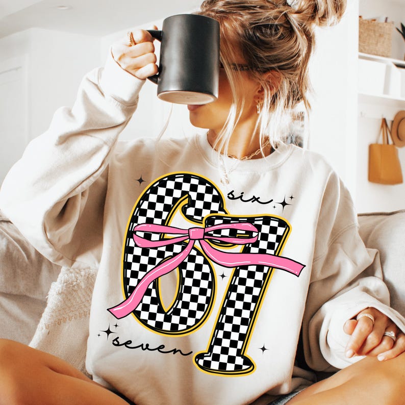 Six Seven Png, Viral Funny Saying 67 Png, Six Seven Sublimation Design ...