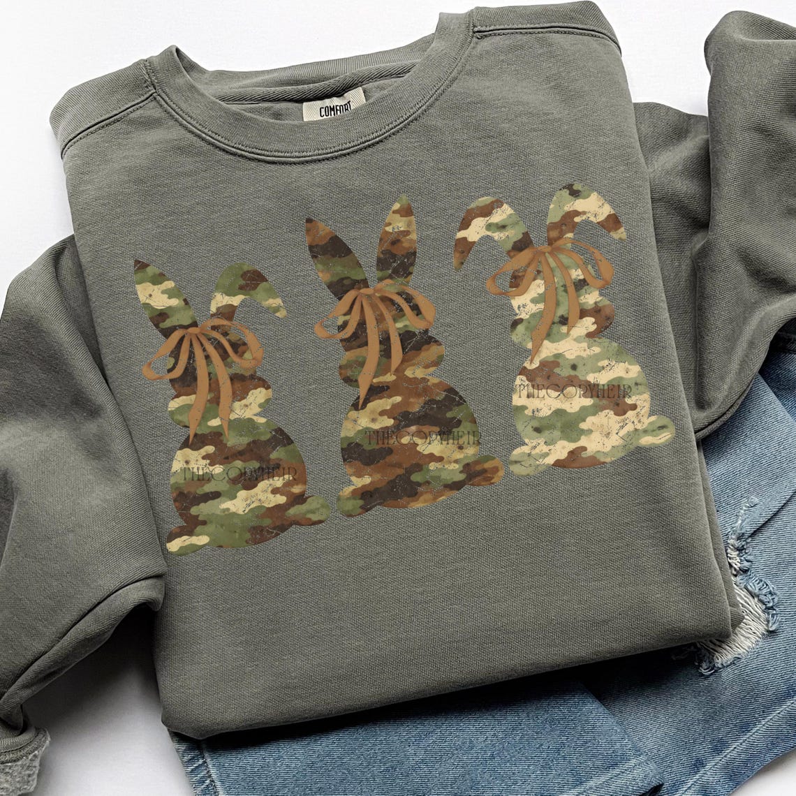 Camo Easter Bunny Png, Coquette Egg Hunter Bunny Sublimation Design ...