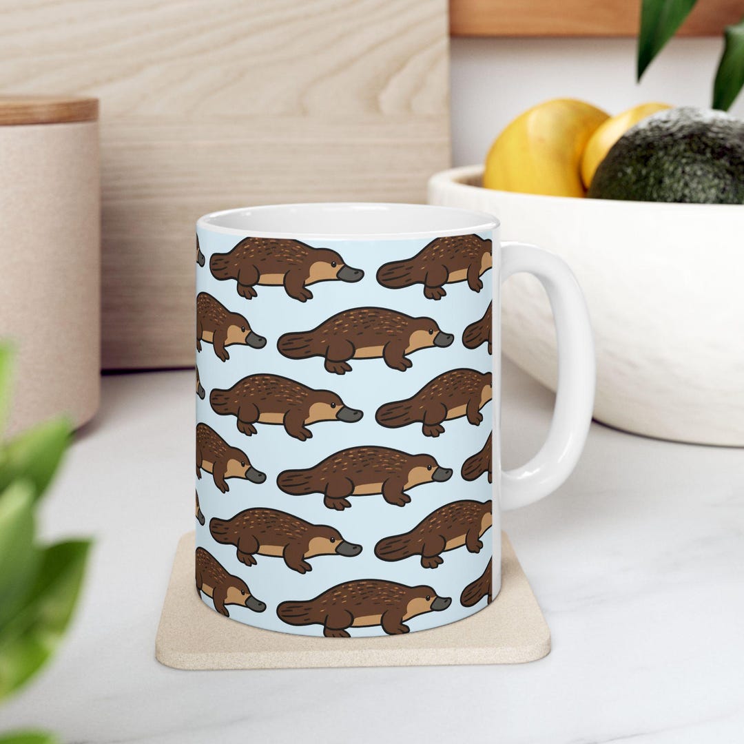 Platypus Mug, Cute Platypus Mug, Platypus Gift, Platypus Picture ...