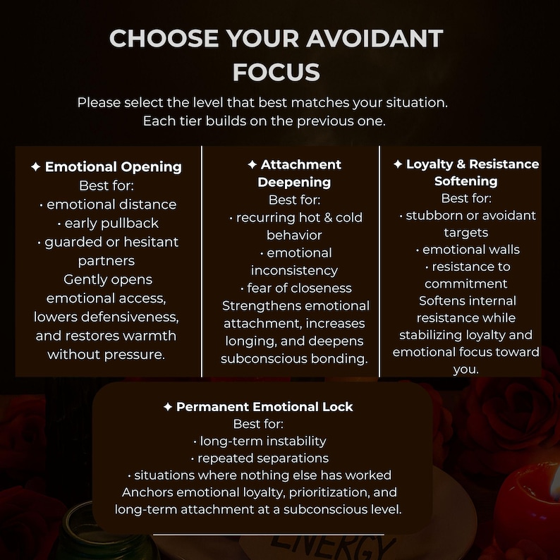 Avoidant to Obsessed Love Spell | Stop Hot & Cold Behavior, Make Them ...